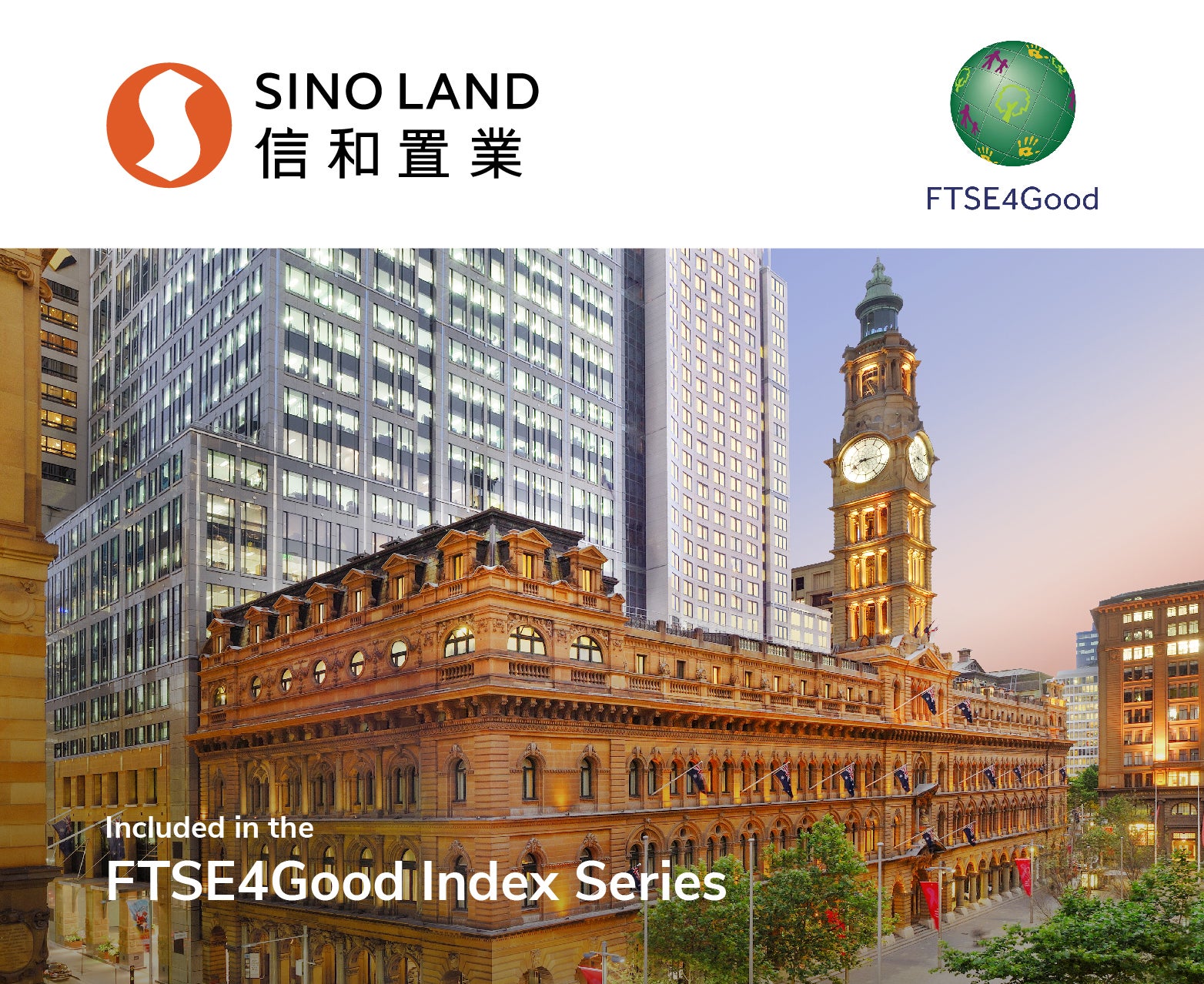 Sino Land Included in FTSE4Good Index Series | Sino Group